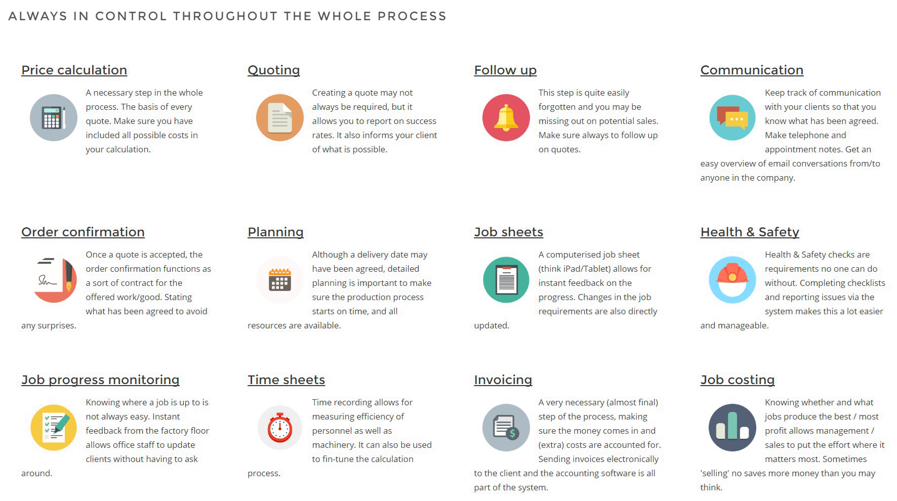 Take control of your business - A-Vision business software